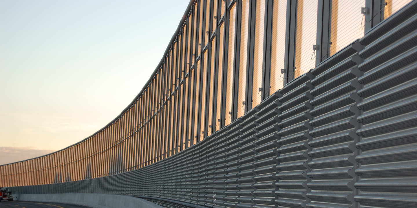 Steel construction for noise protection systems – customised & precise